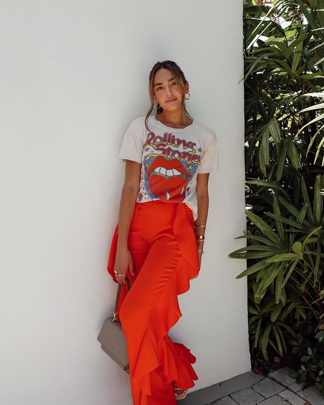 A Fresh Way To Wear A Vintage Band Tee