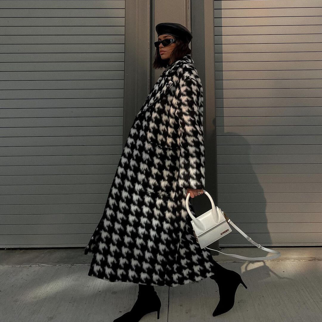 16 Houndstooth Coats That Breathe New Life Into Your Wardrobe