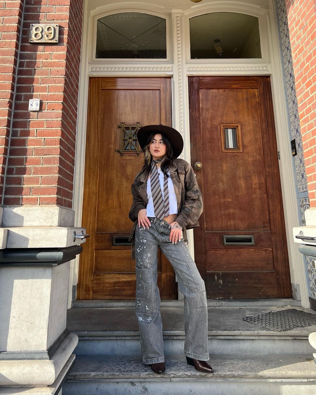 Top Off Your Denim Outfits With A Fedora