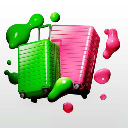 Away Dropped A Limited Edition Neon Luggage Collection