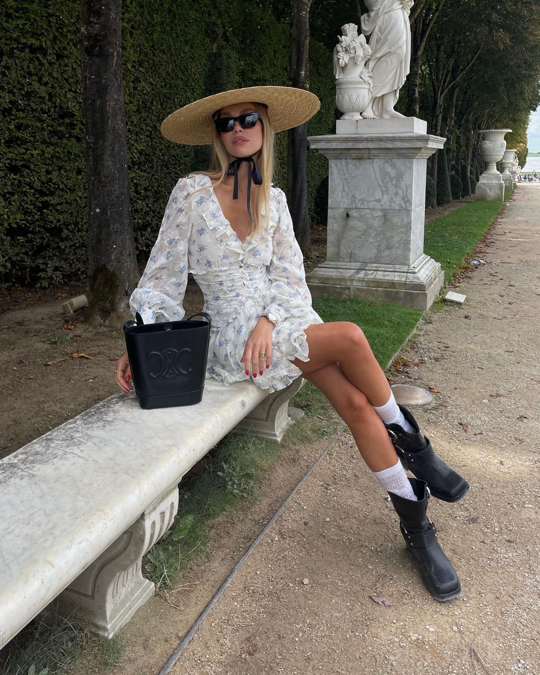 This Simple Styling Hack Will Take Your Floral Dresses Into Fall