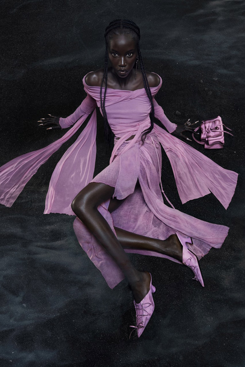 Anok Yai Takes Center Stage In Acne Studios' FW23 Campaign