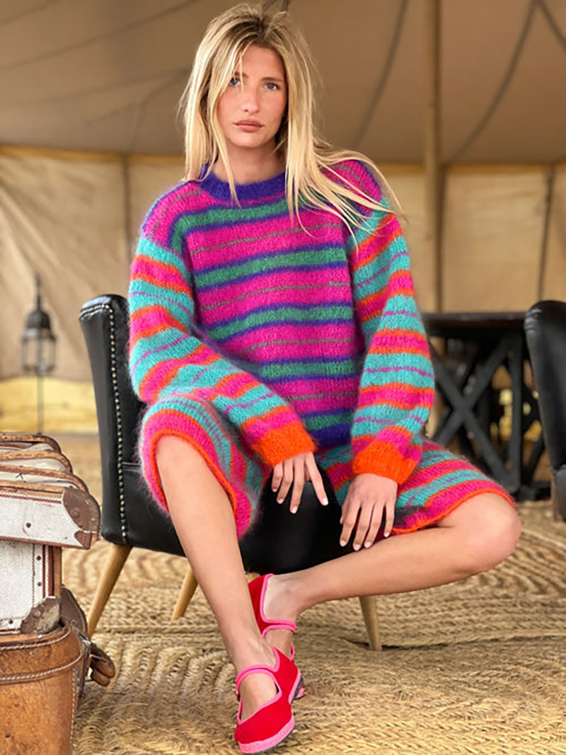 Bring Some Color To Your Wardrobe With Fall Knits From Rose Carmine