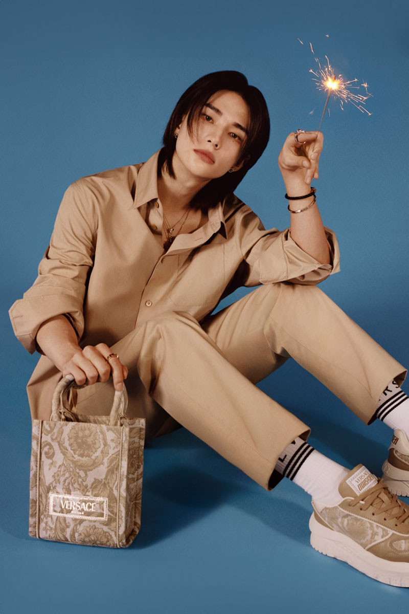 Versace Drops Holiday 2023 Campaign Starring Stray Kids' Hyunjin
