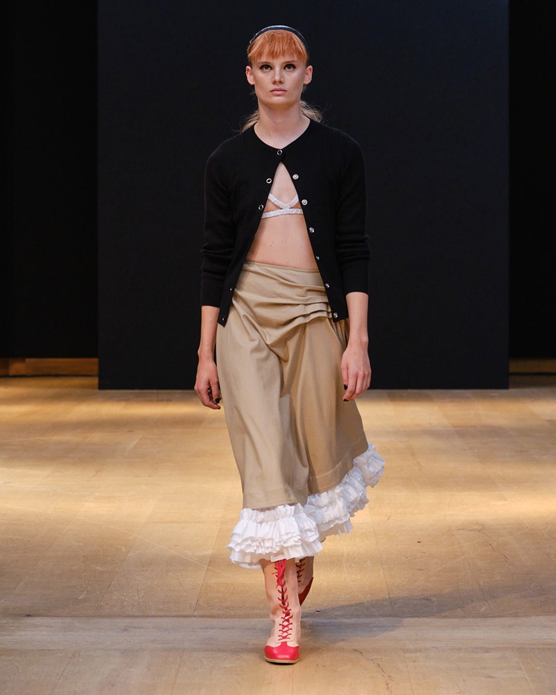 Molly Goddard Challenges Traditional Feminine Style For Spring Summer 2024