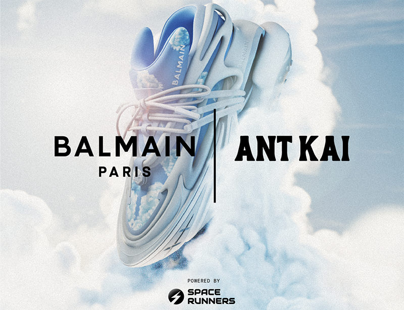 Balmain's Unicorn Sneaker Collabs With Ant Kai And Space Runners AI For ...