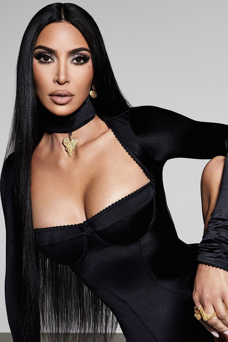 Kim Kardashian Dazzles In New Skims Late Night Intimates Campaign