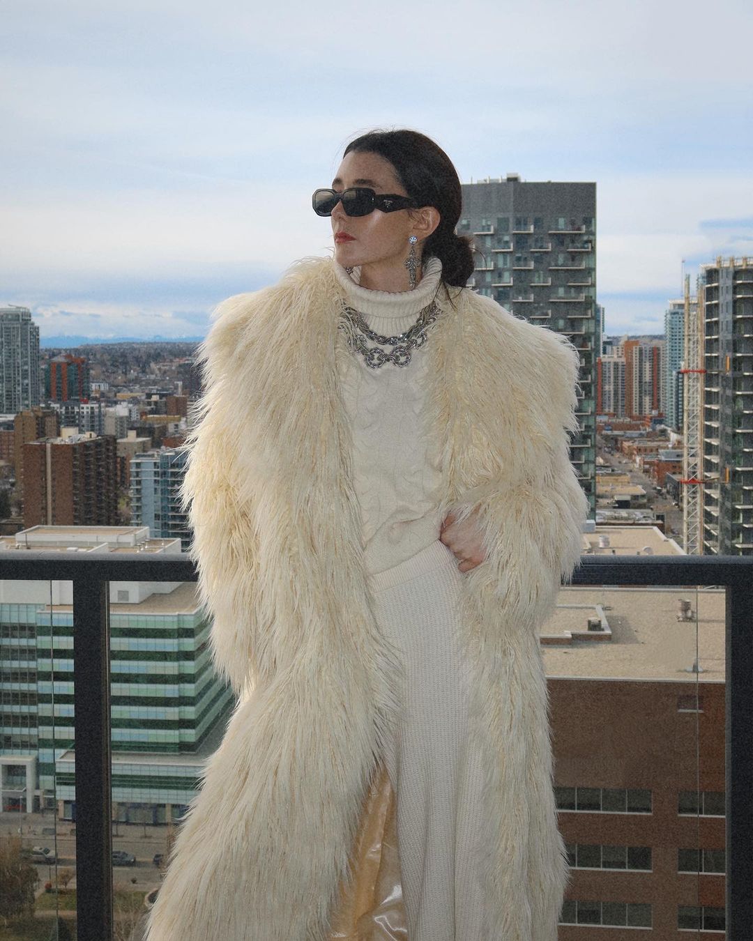 Every It Girl Is Obsessed With The Faux Fur Coat