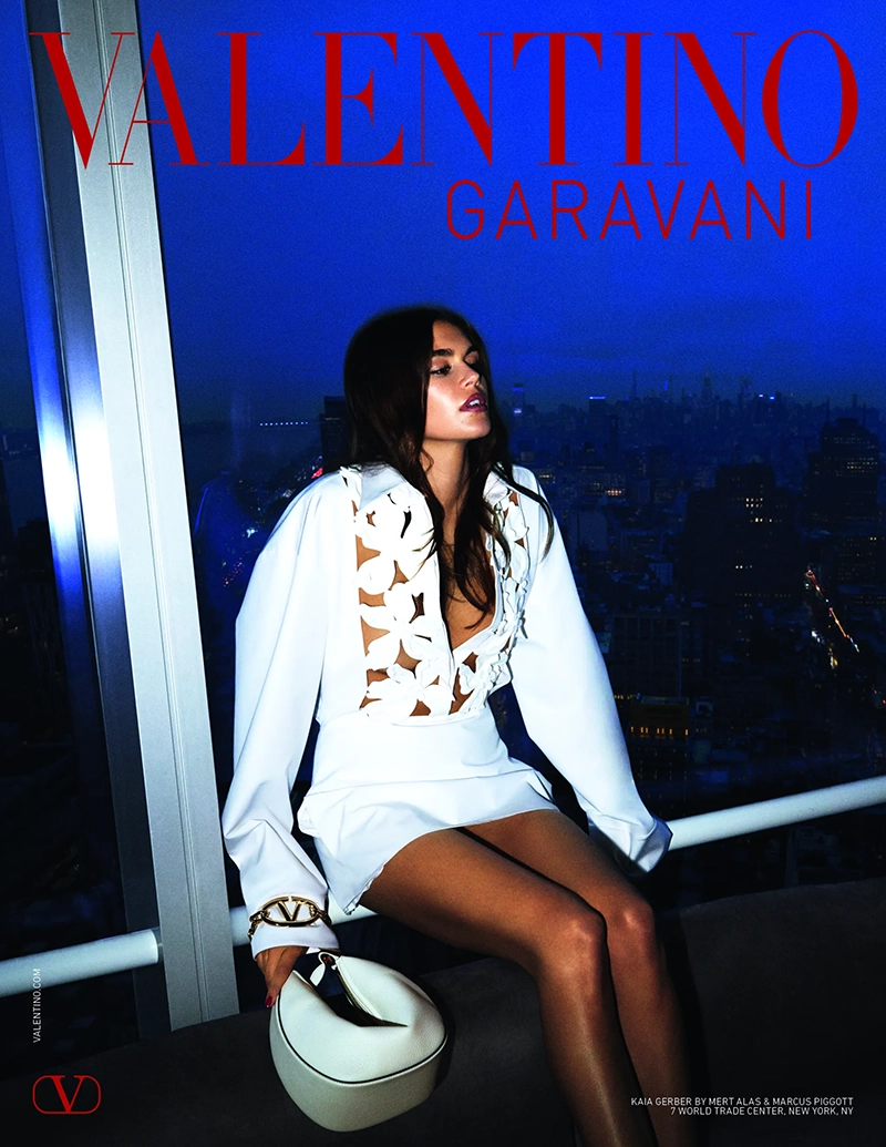 Kaia Gerber Stars In The New Valentino Spring 2024 Campaign