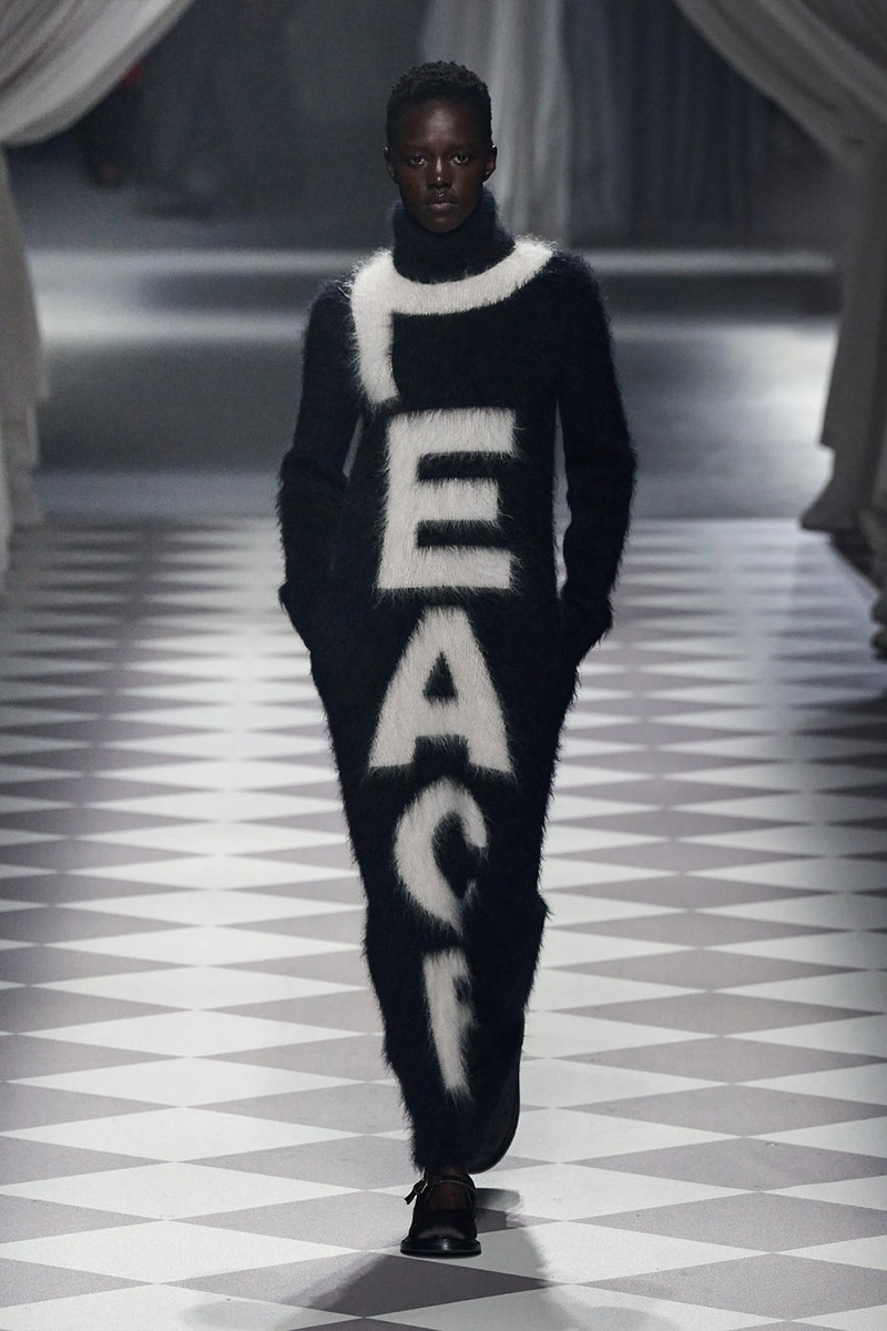 Adrian Appiolaza Makes Moschino Fall Winter 2024 Collection Debut