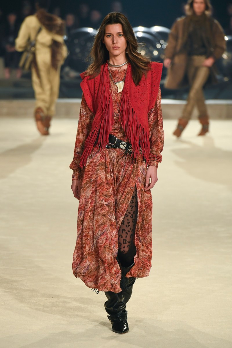 Isabel Marant Brings Back Western Bohemian Charm For Fall Winter 2024