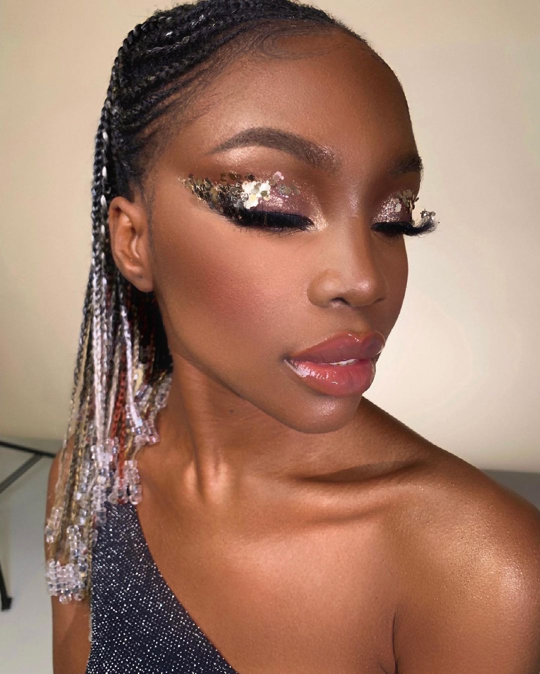 Spice Up Your Look With Sequin Eye Makeup