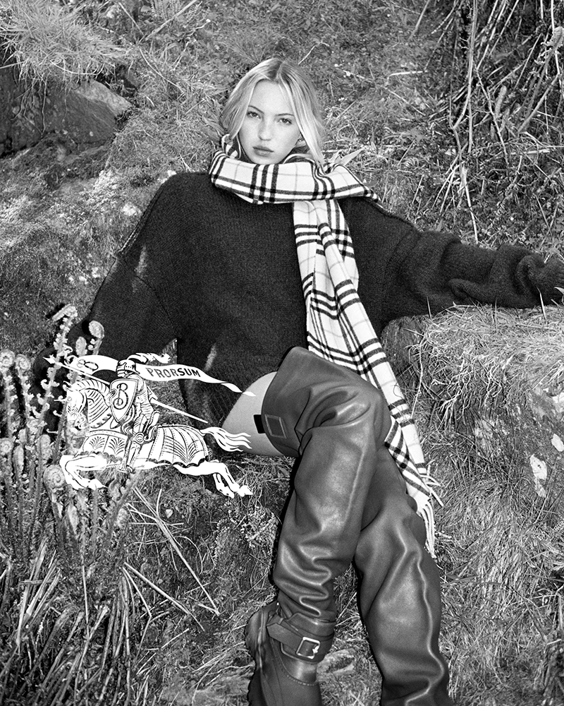 Maya Wigram & Lila Make An Appearance In Burberry's Fall 2024 Campaign
