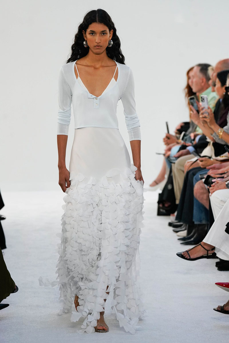 Brandon Maxwell's Spring 2025 Collection Balances High-Fashion And Wearable