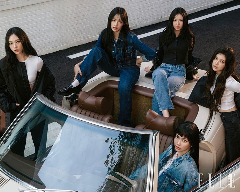 NewJeans Shows Off Calvin Klein's Fall 2024 Collection In ELLE Korea ...