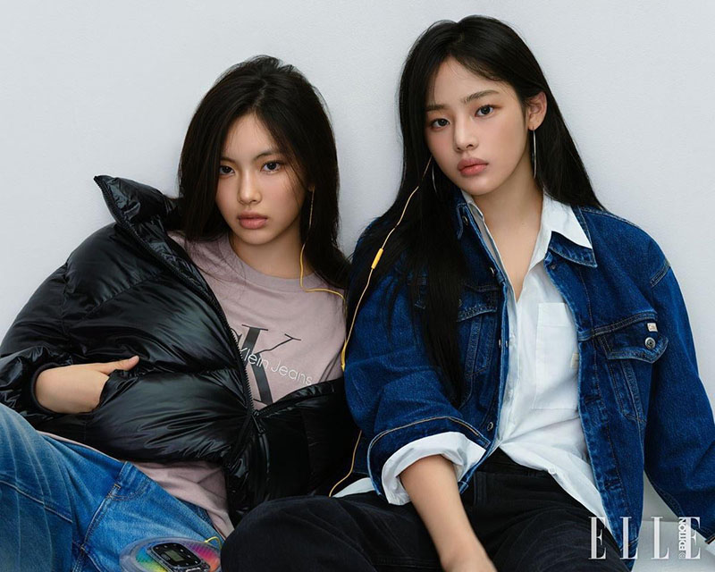 NewJeans Shows Off Calvin Klein's Fall 2024 Collection In ELLE Korea ...