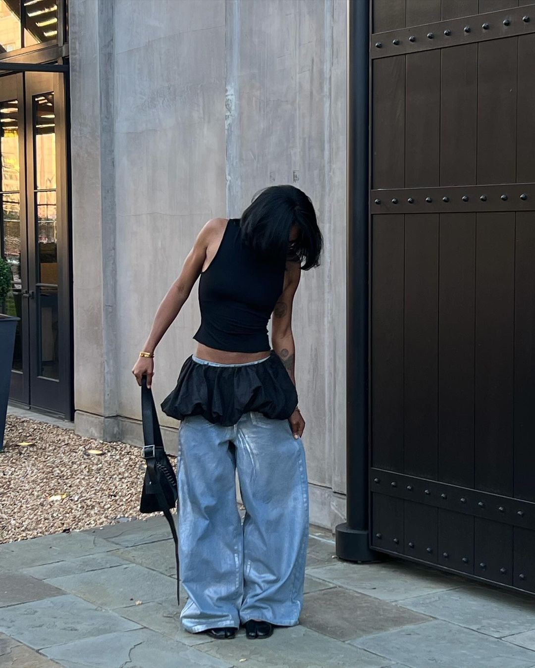 10 Ways To Master The Skirt Over Pants Trend