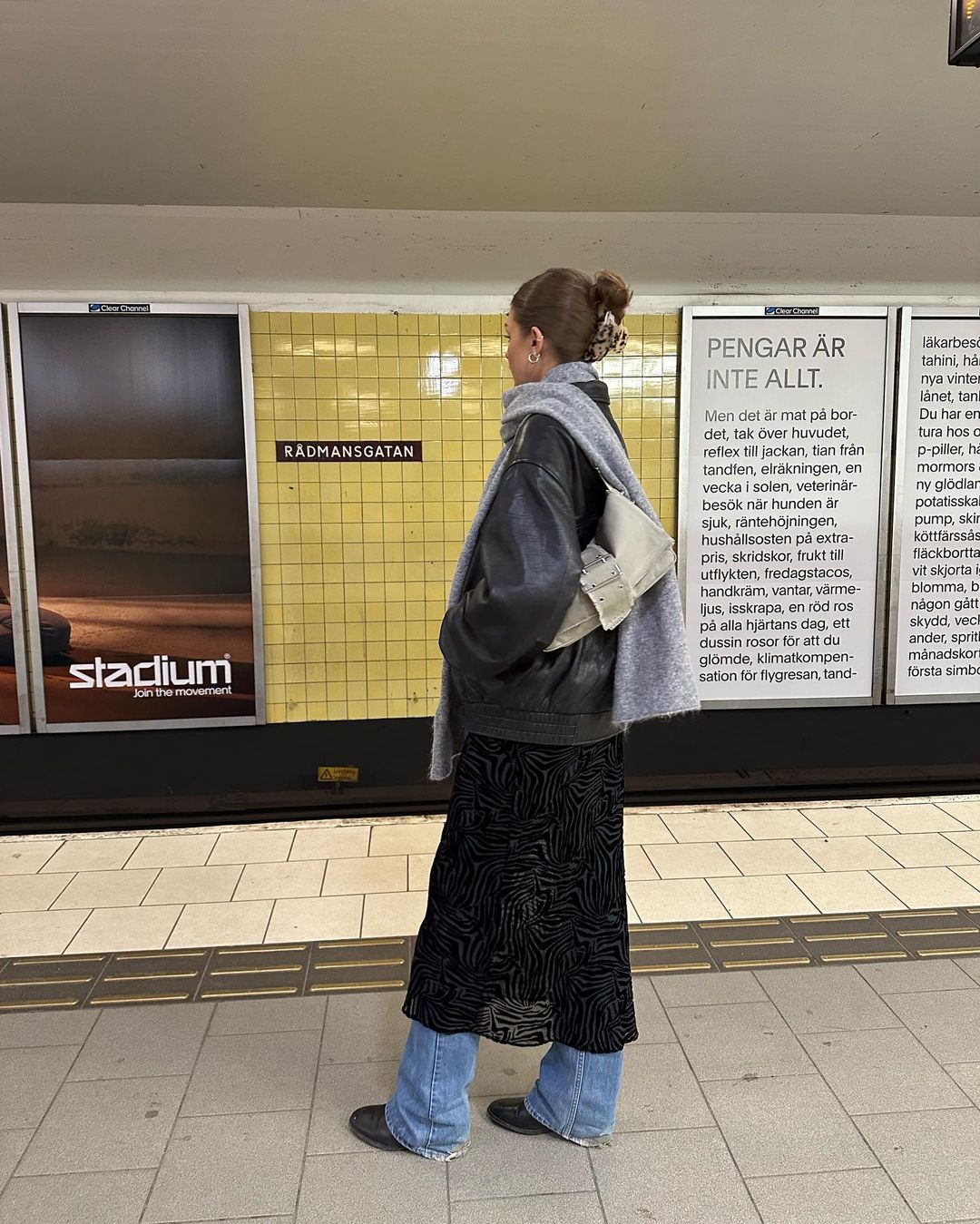 10 Ways To Master The Skirt Over Pants Trend