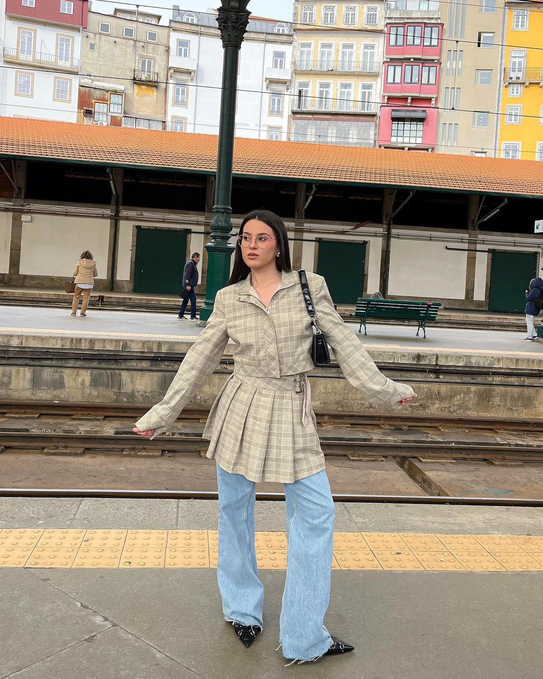 10 Ways To Master The Skirt Over Pants Trend