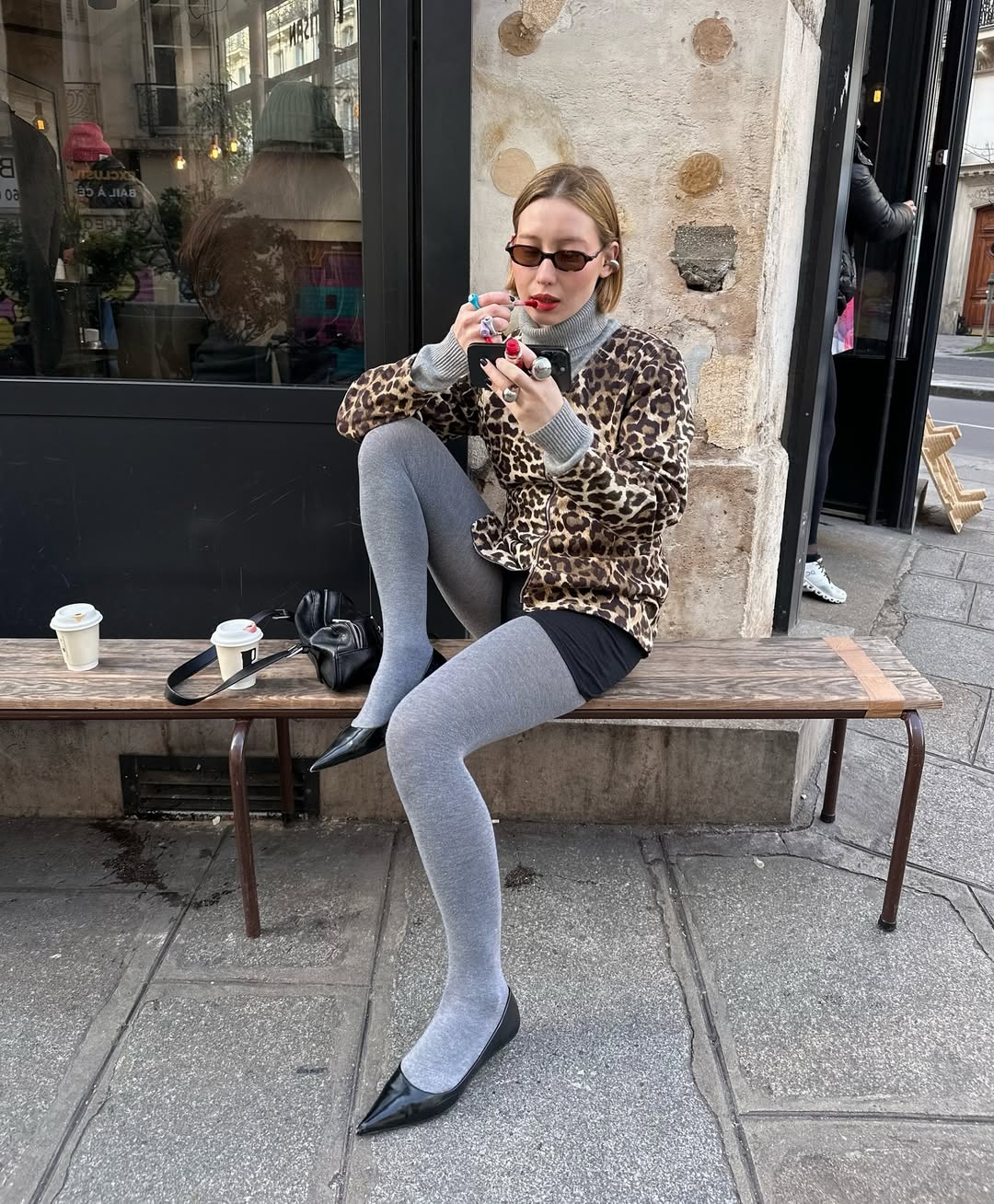 Gray And Leopard Print Are The Unexpected Perfect Pairing