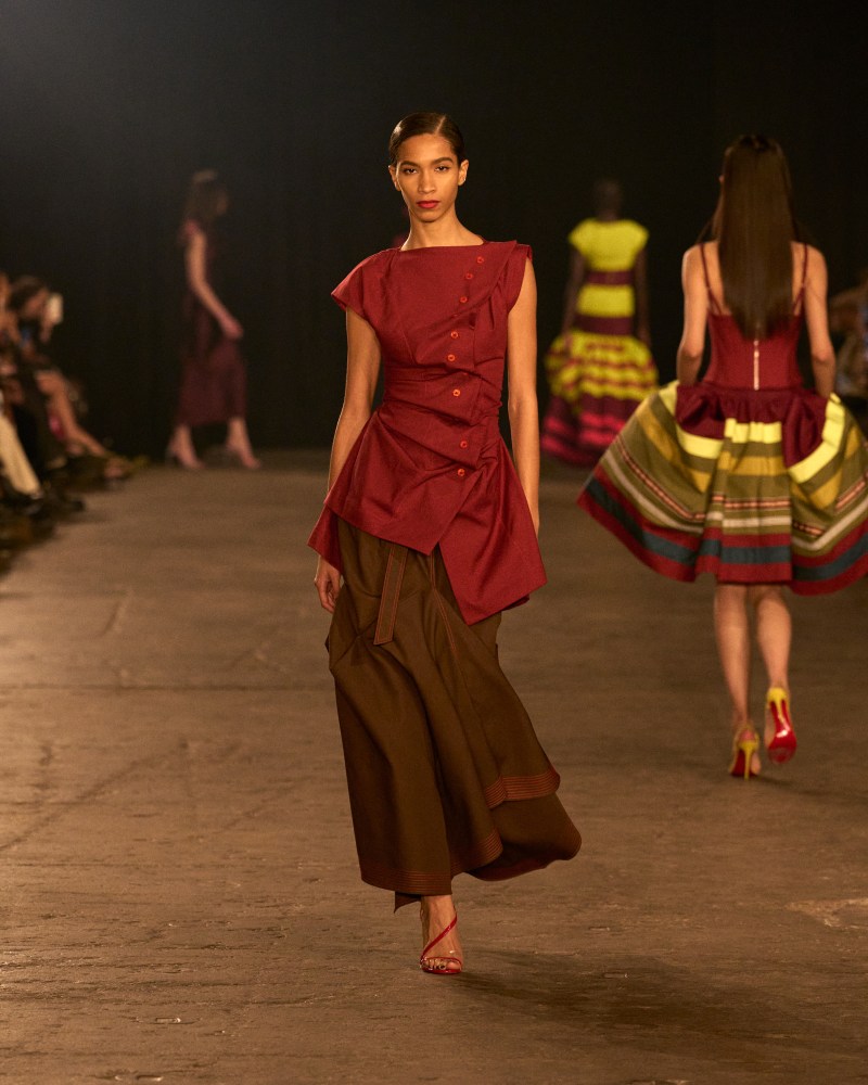 Bold, Playful Colors Take Center Stage In Christopher John Rogers' Fall 2025 Collection