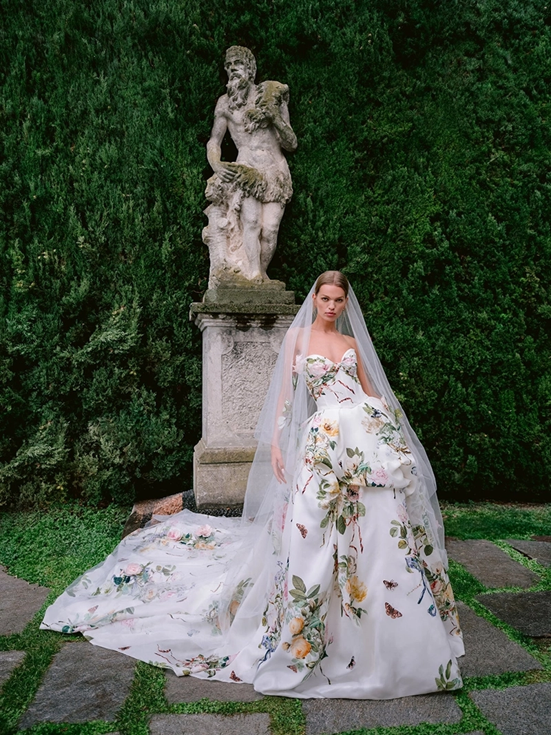 Wedding Bells Are Ringing In Monique Lhuillier's Fall '25 Bridal Lookbook