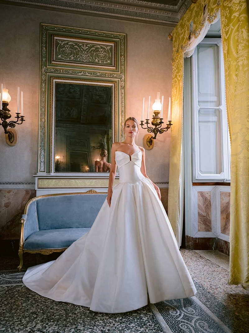 Wedding Bells Are Ringing In Monique Lhuillier's Fall '25 Bridal Lookbook