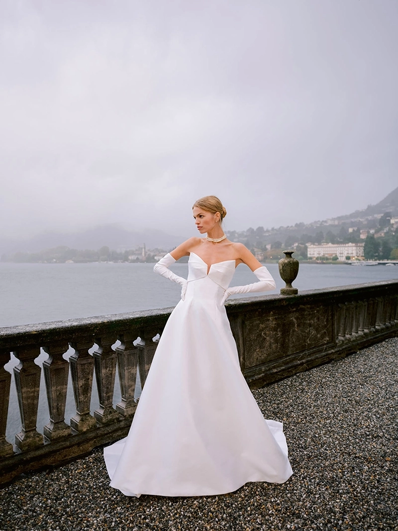 Wedding Bells Are Ringing In Monique Lhuillier's Fall '25 Bridal Lookbook