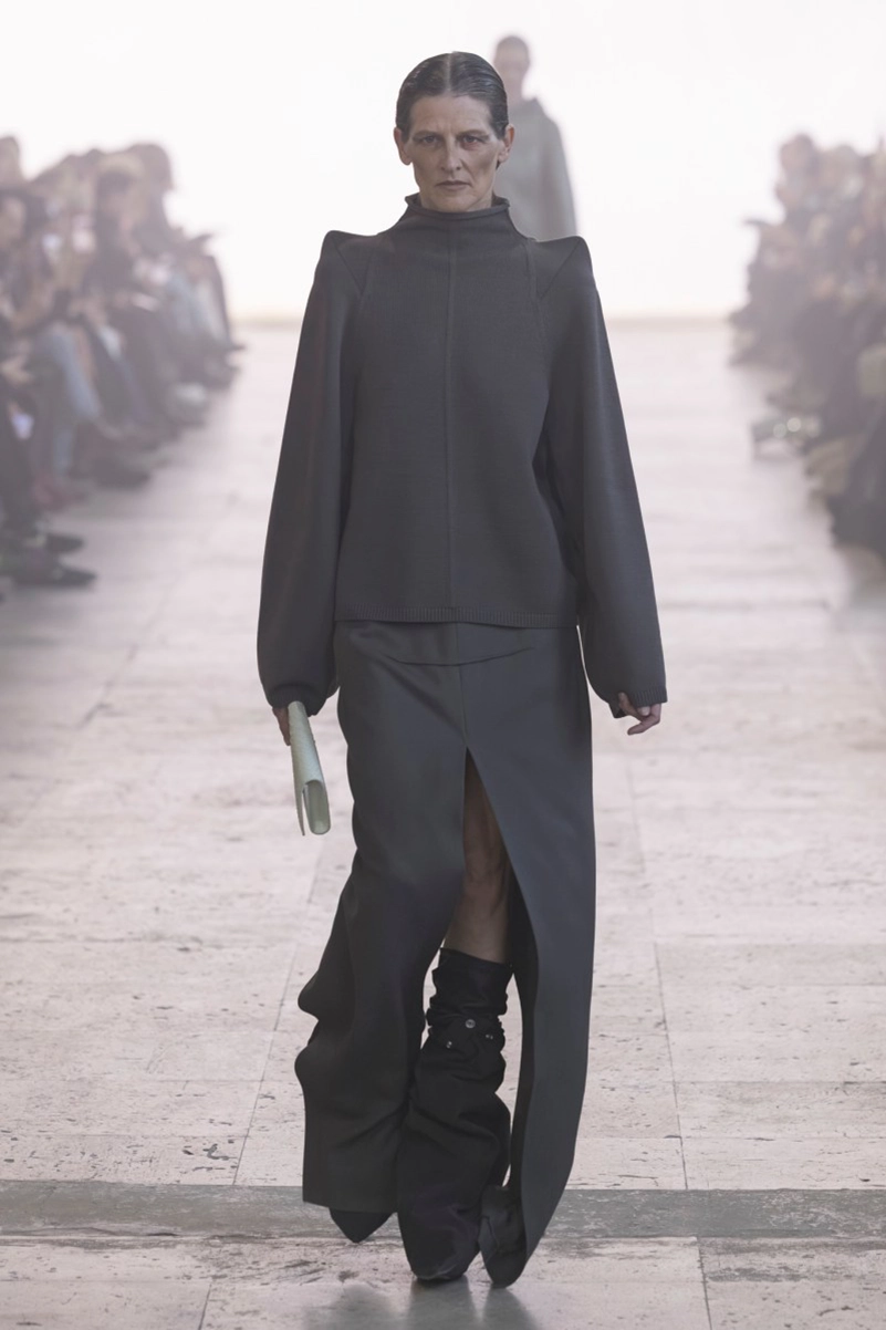 Rick Owens Presents A Raw, Utilitarian Fall Winter 2025 Collection