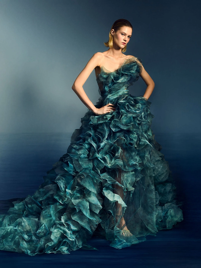 Marchesa Spring 2025 Is Couture That Glows From Within