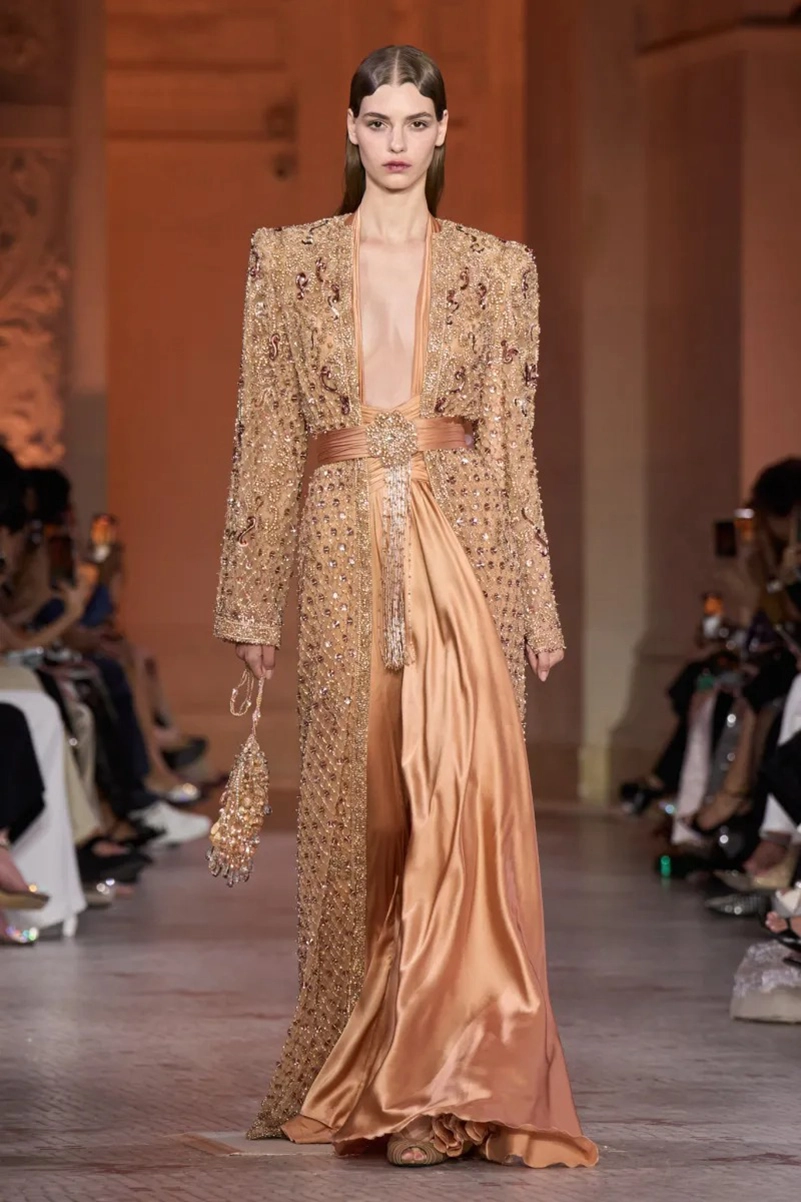 Zuhair Murad Couture Fall 2025 Channels Old Hollywood Glamour With A Modern Edge