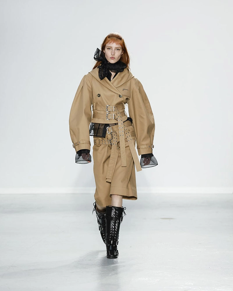 GANNI Spring/Summer 2025 Experiments With Transparency And Edge
