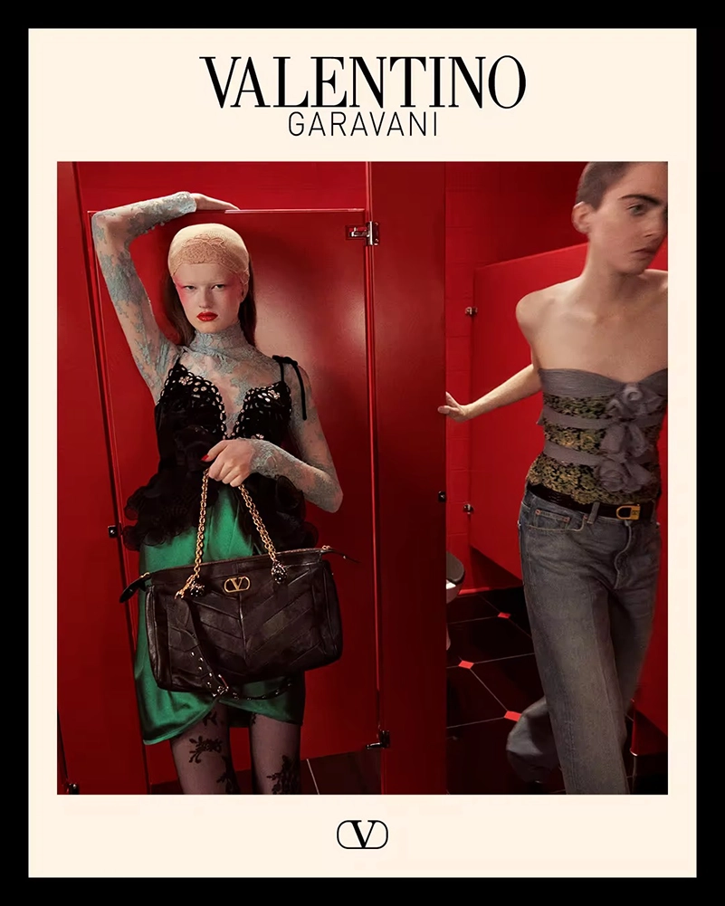 Step Inside Valentino's Red-Hued Restroom