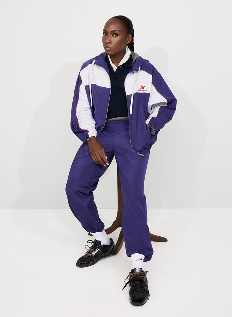 Coco Gauff Stars In The Latest New Balance X Miu Miu Drop