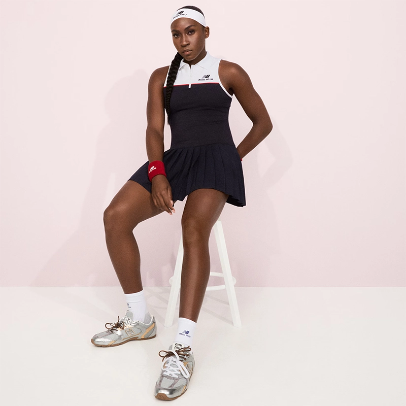 Coco Gauff Stars In The Latest New Balance X Miu Miu Drop