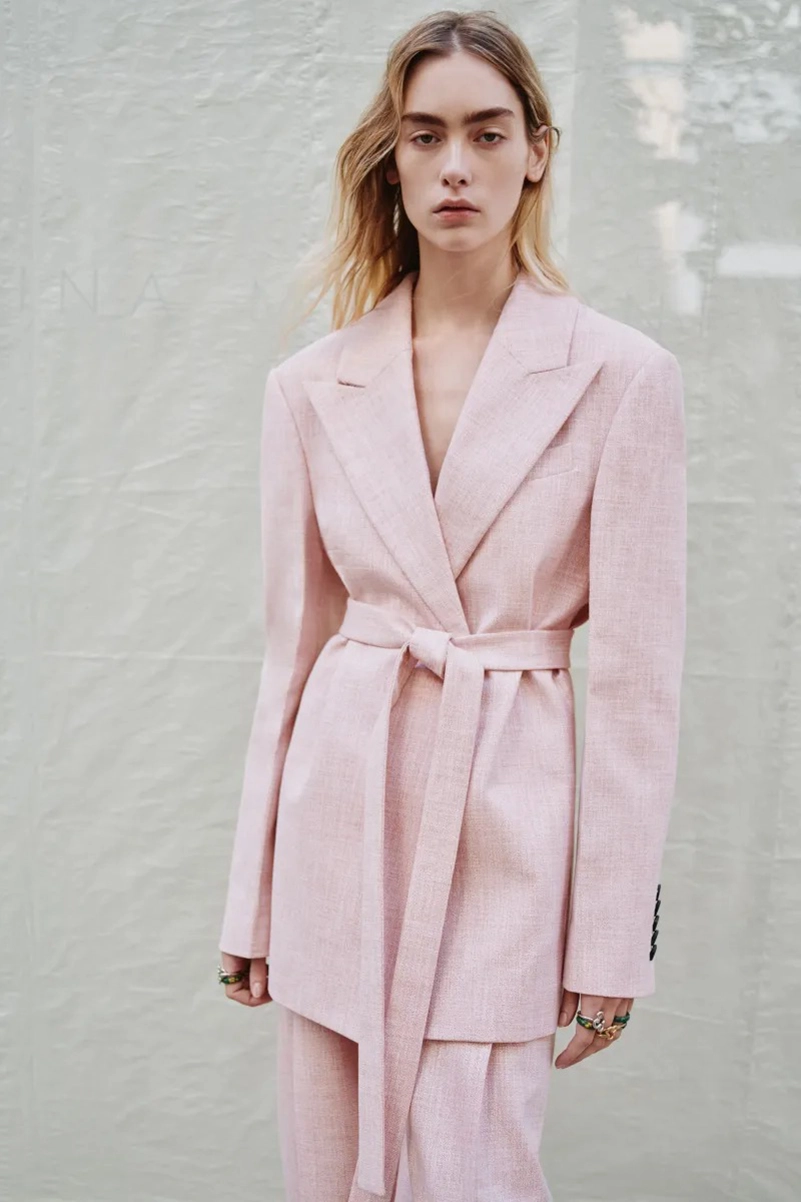 Marina Moscone Spring 2026 Plays With Sheer And Tailored Layers