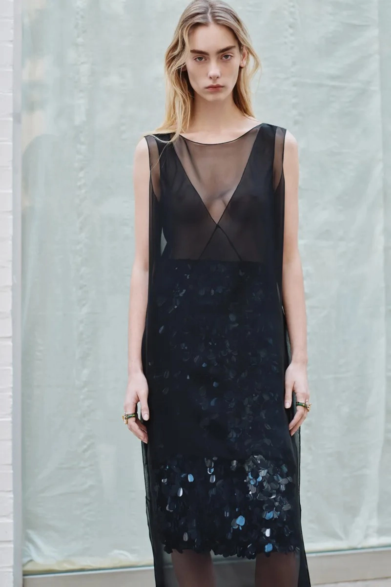 Marina Moscone Spring 2026 Plays With Sheer And Tailored Layers