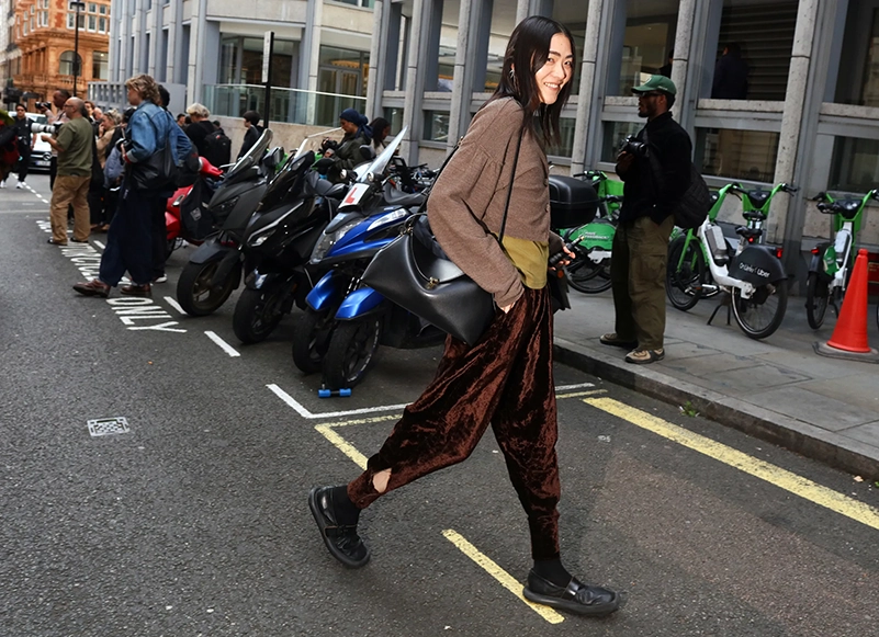 London Fashion Week Spring 2026 Street Style Balances Romance And Rebellion