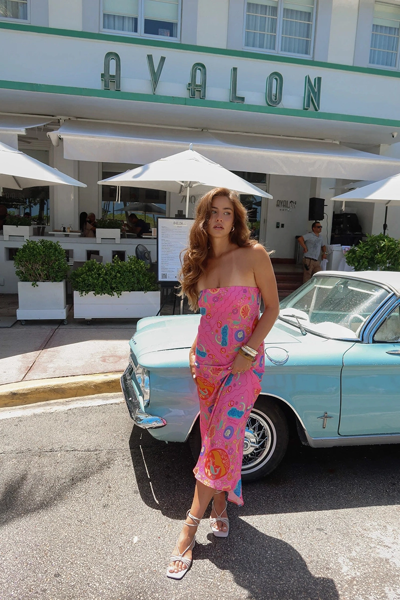 Spell's "Splash 2.0" Brings Bold Florals To The Beach