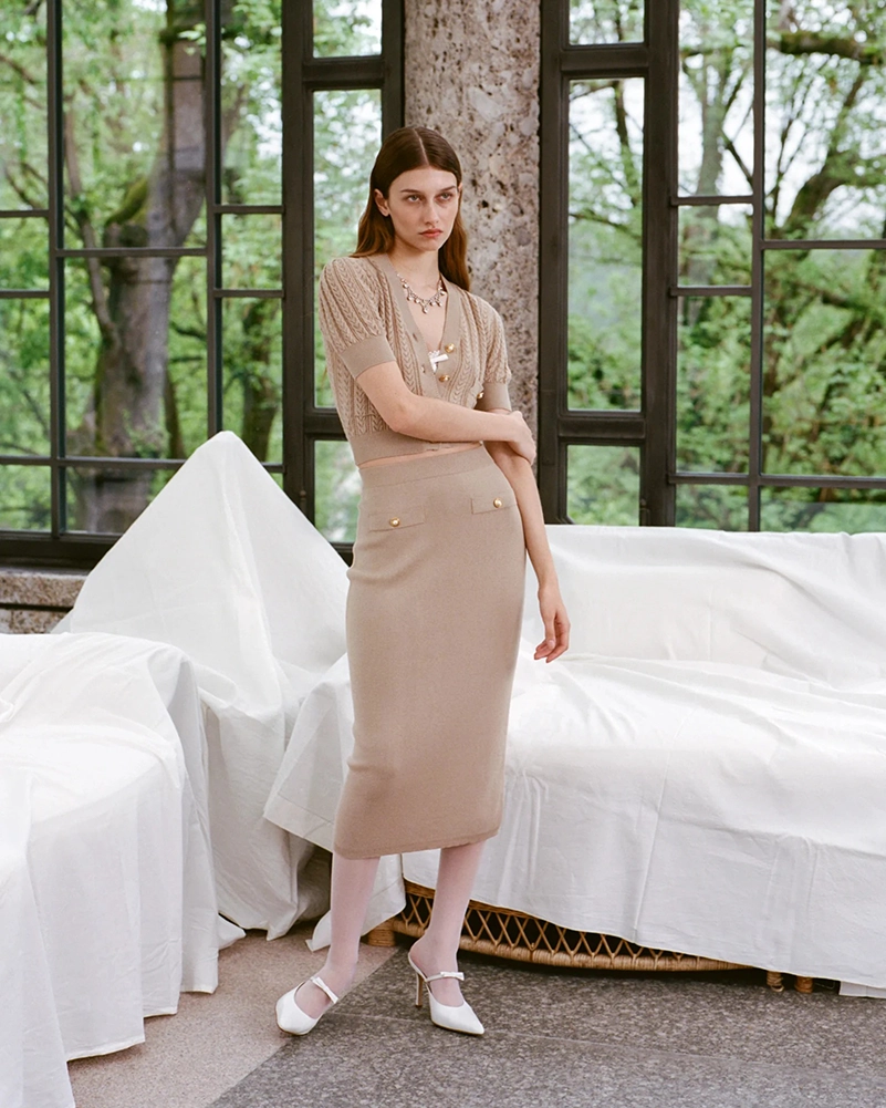 Alessandra Rich’s Fall Winter 2025 Brings Polished Drama Into Focus