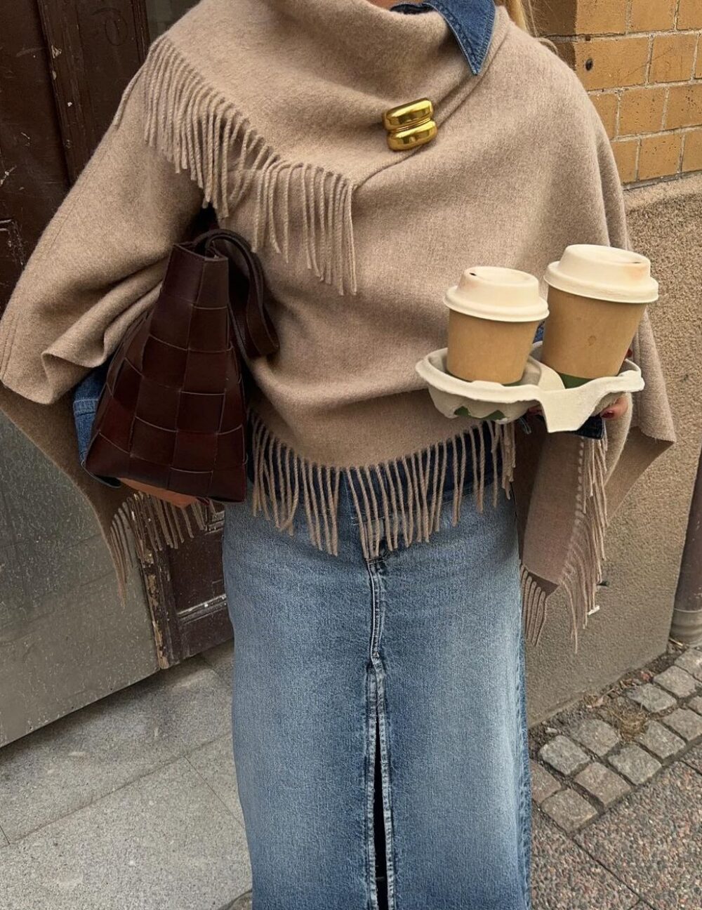 10 Poncho Outfits That Make Layering Look Effortless