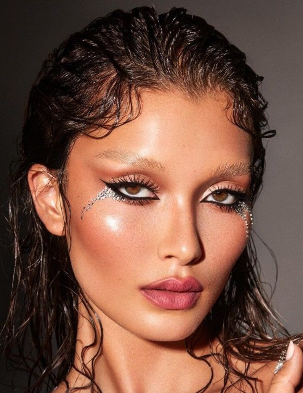 Try This Wet Hair Look For Your Next Night Out