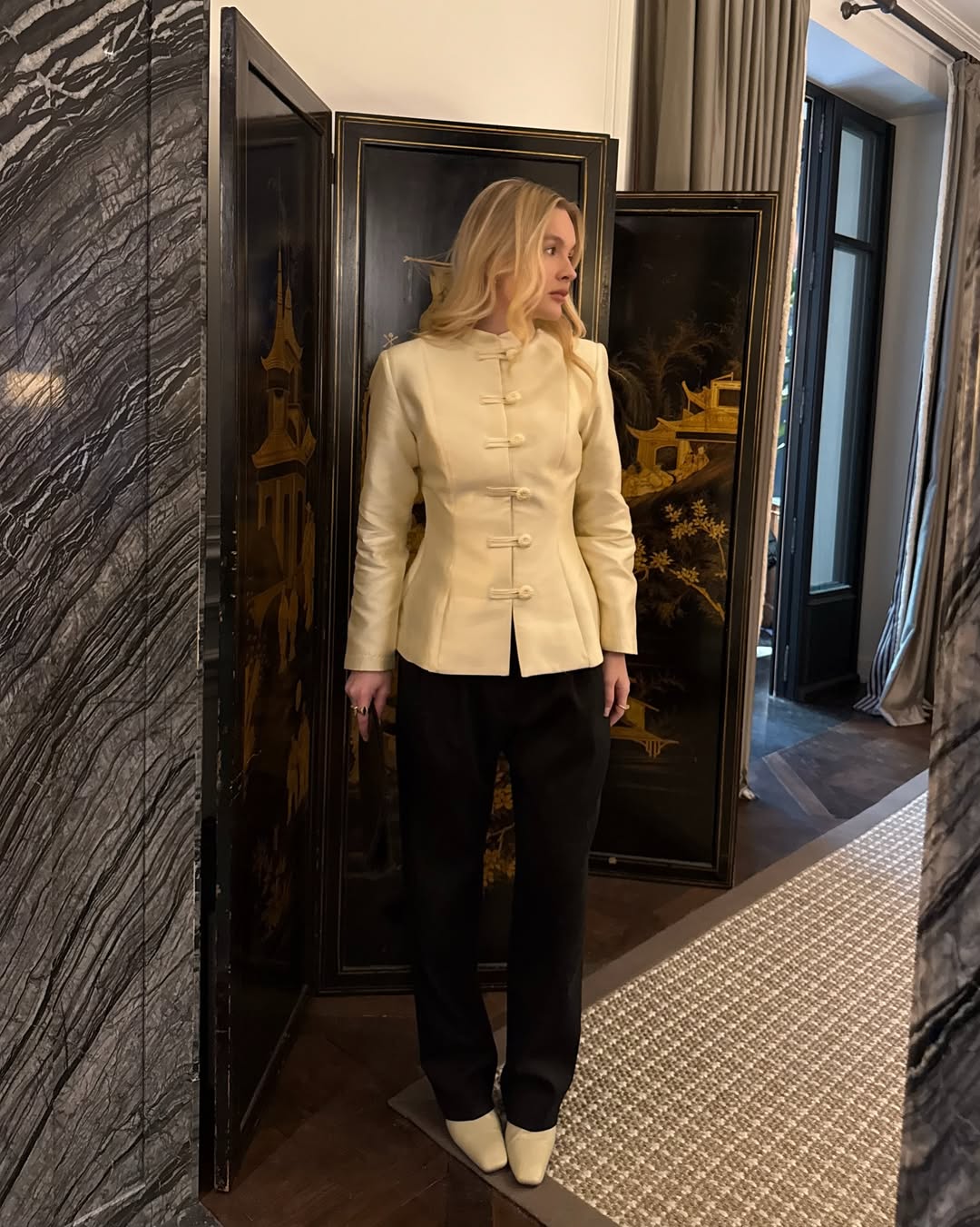 Mandarin Jackets Are The It Girl Staple You're Sleeping On