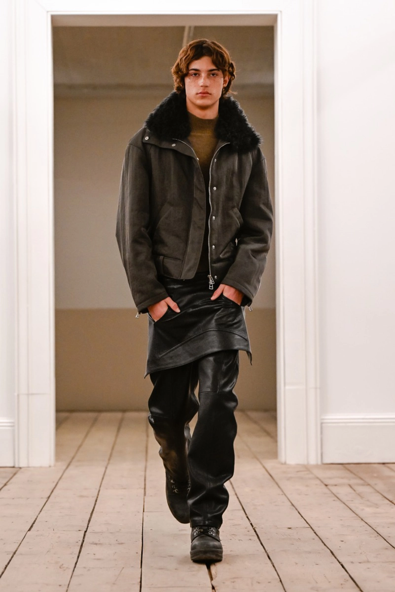 Eckhaus Latta Fall 2026 Highlights Striped Knits, Cutout Denim, And ...