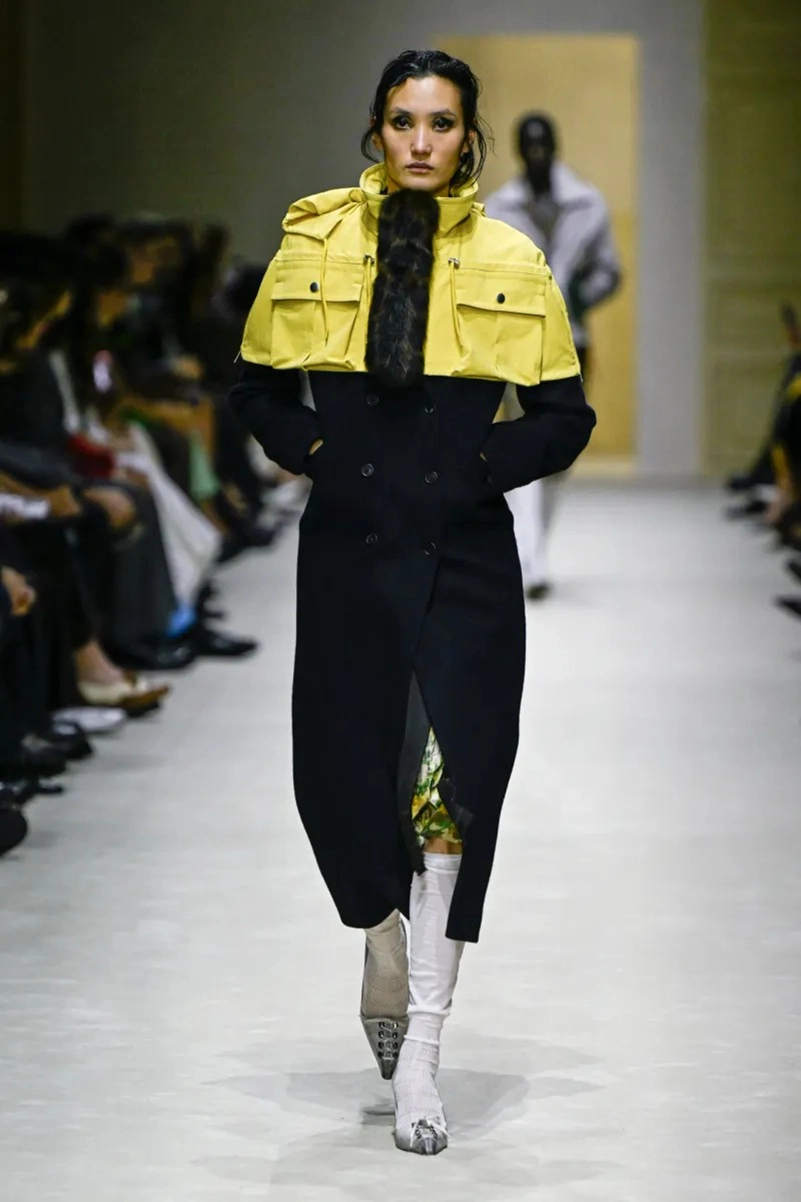 Prada Fall 2026 Tailored Looks And Layers Rework Structure