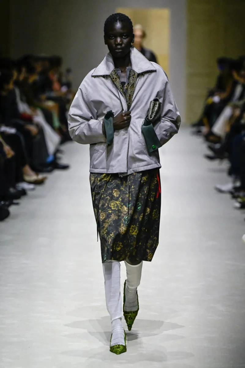 Prada Fall 2026 Tailored Looks And Layers Rework Structure
