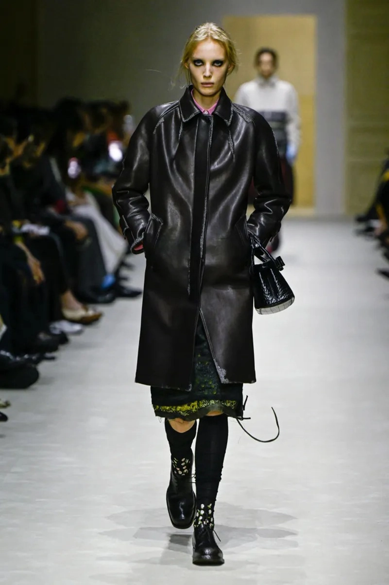 Prada Fall 2026 Tailored Looks And Layers Rework Structure