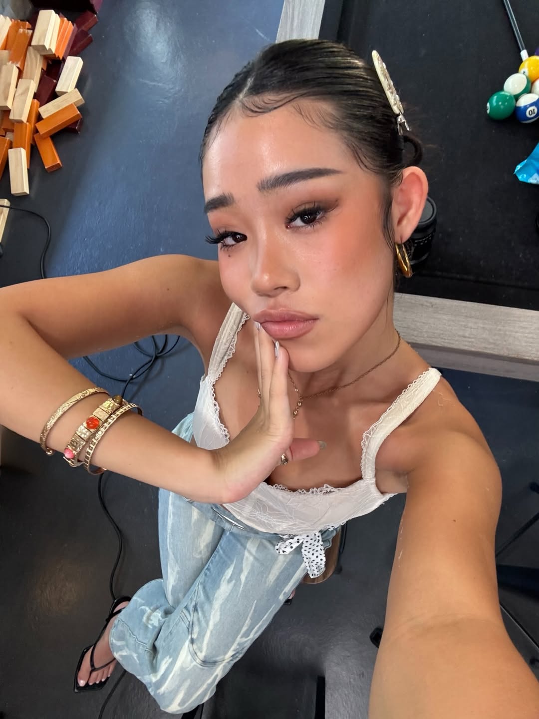 Make Way For The Wet Lashes Beauty Trend