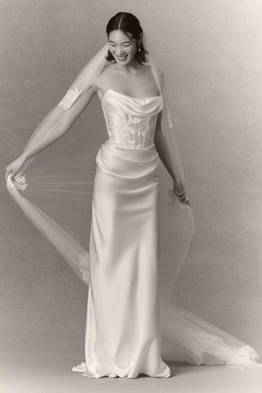 Anthropologie Weddings Bridal Trends 2026, Satin Dresses And Pearl ...